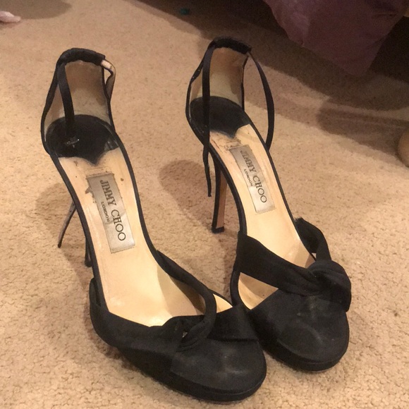 Jimmy Choo | Shoes | Jimmy Choo Black Heels | Poshmark